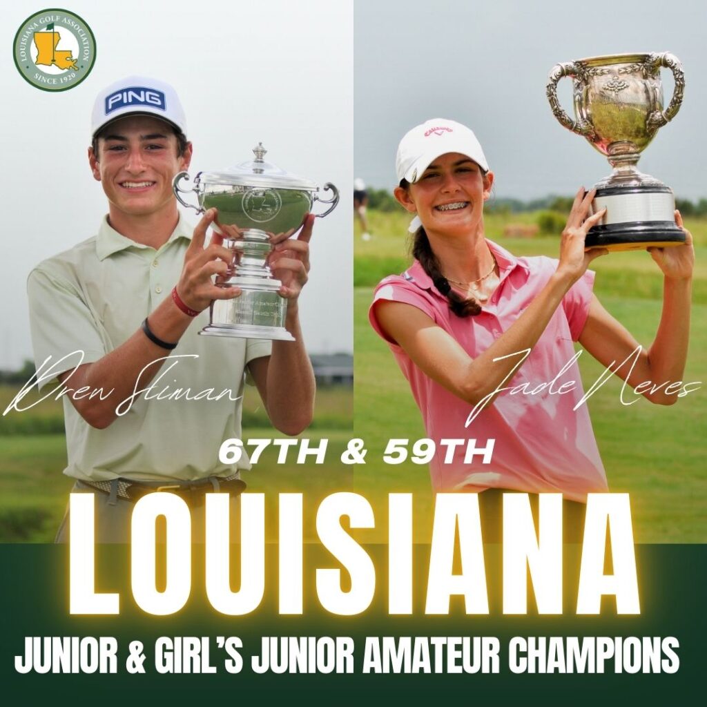Neves and Sliman Named Official Champions of the 67th Louisiana Junior ...